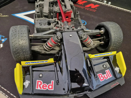 DELTA PLASTIK 8519 DPF1 CLEAR BODY 2MM 1/7 SCALE w/ FRONT & REAR WING ...