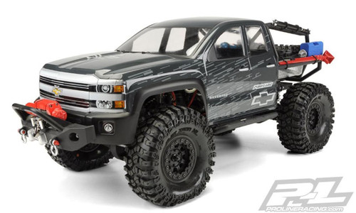 Pro-Line 3439-00 Chevy Silverado Clear Body SCX10 12.3 Wheelbase - NZ ...