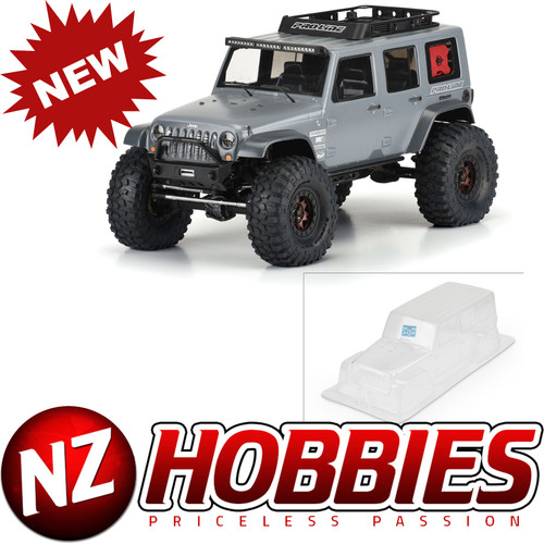 Proline 1/10 Jeep Wrangler Unlimited Rubicon Clear Body 12.3" (313mm ...