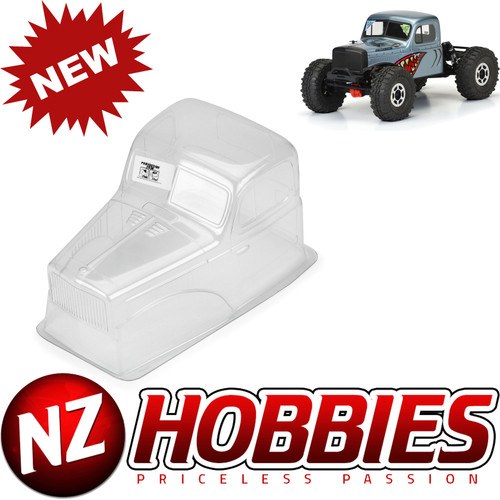 Proline PRO360600 Comp Wagon Cab-Only Clear Body 12.3" (313mm) Weelbase ...