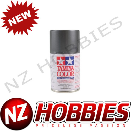 TAMIYA TAM86063 Polycarbonate PS-63 Bright Gun Metal, 100ml - NZ HOBBIES