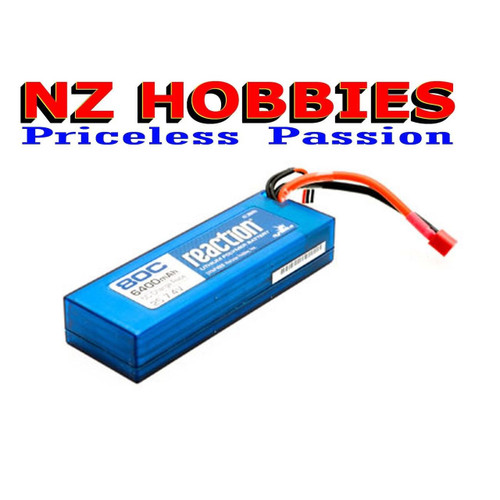 Dynamite 7.4V 6400mAh 2S 80C Hardcase LiPo Battery w/Deans Connector ...