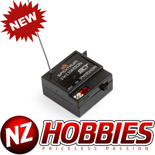 SPEKTRUM SPMXSE2425RX 2n1 10a SLT ESC/RX 1/24 Scale - NZ HOBBIES