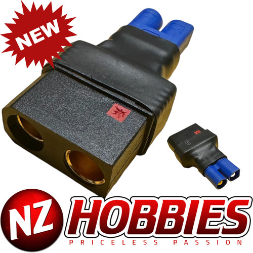 NZ RC QS8 Female to EC2 Male Connectors (1 pc) # NZ-QS8F2EC2M - NZ HOBBIES