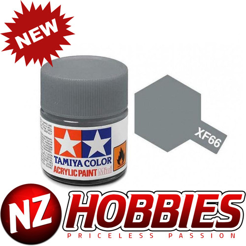 TAMIYA TAM81766 Acrylic Mini XF66, Light Grey - NZ HOBBIES