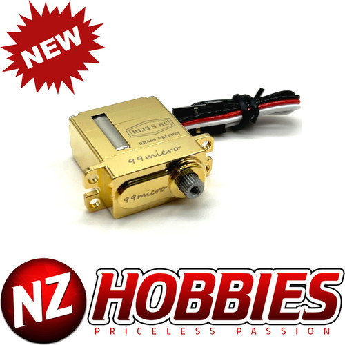 Reef's RC 99MICRO Servo, Brass Edition - NZ HOBBIES