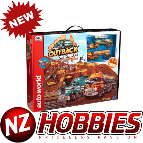 Auto World HO Outback Overdrive 14' Slot Race Set # RDZSRS352 - NZ HOBBIES