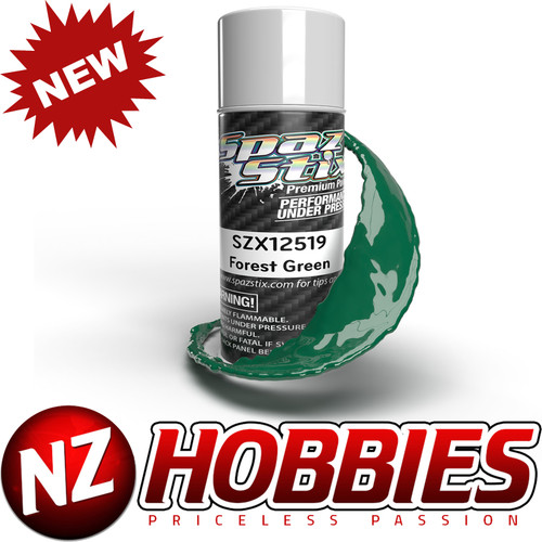 Spaz Stix SZX12519 Forest Green Aerosol Paint, 3.5oz Can - NZ HOBBIES