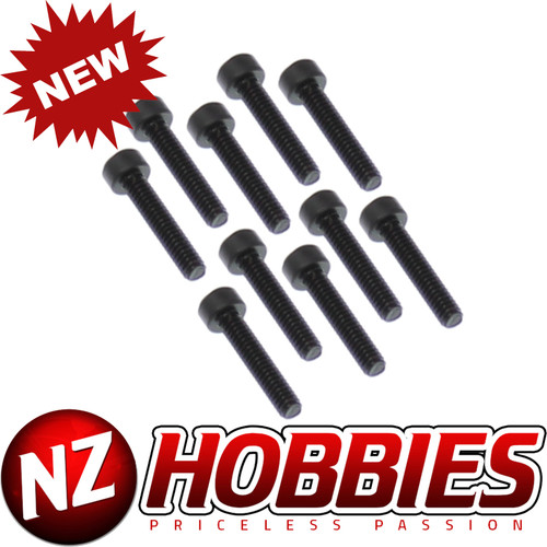 Redcat Racing 2x10mm Cap Head Screw, Black # RER11380 - NZ HOBBIES