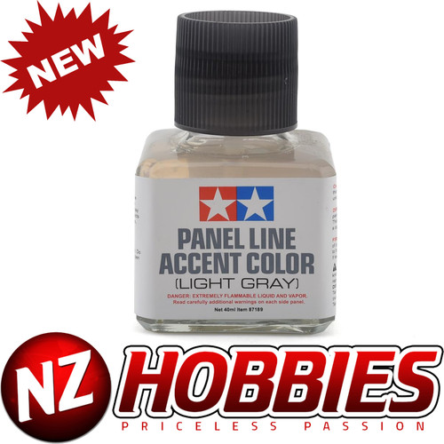 TAMIYA TAM87189 Panel Line Accent Color, Light Gray - NZ HOBBIES