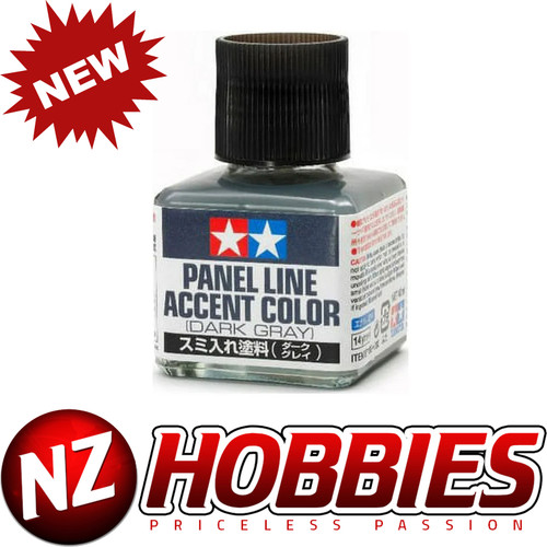 TAMIYA TAM87199 Panel Line Accent Color, Dark Gray - NZ HOBBIES