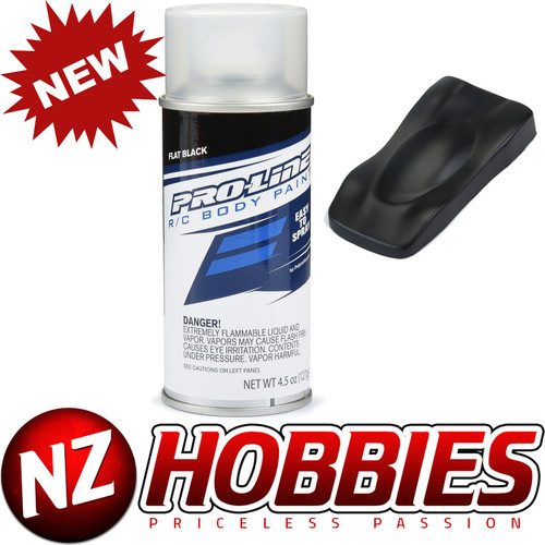 Pro-Line PRO643500 RC Body Spray Paint - Flat Black - NZ HOBBIES