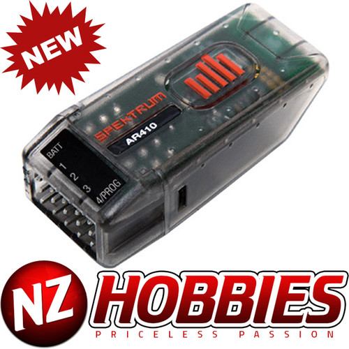 Latest Spektrum AR410 4-Channel DSMX Aircraft Receiver DX4E # SPMAR410 ...