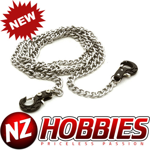 Integy INTC26493BLK Realistic 1/10 Metal Drag Chain w/ Tow Hooks - NZ ...