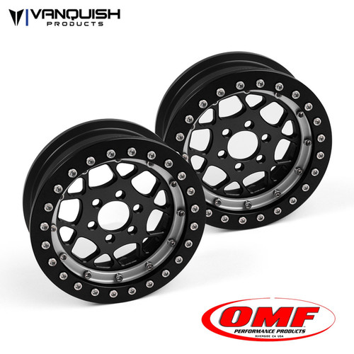 Vanquish Products VPS07650 OMF 2.2 TYPE R WHEEL SET BLACK/CLEAR - NZ ...