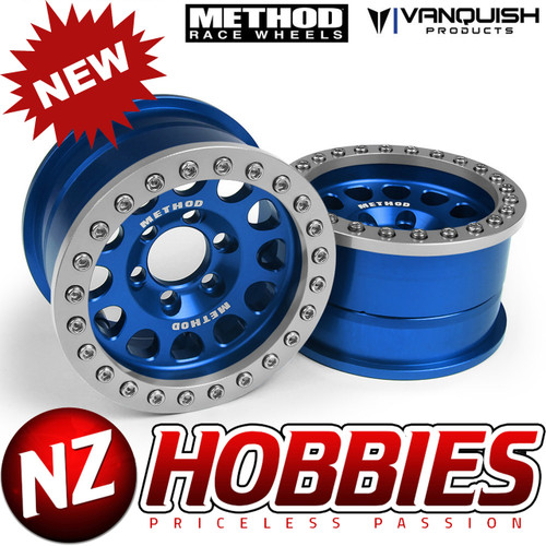 Vanquish Products VPS07917 METHOD 1.9 RACE WHEEL 105 BLUE/CLEAR ...