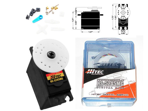 Hitec HS-5245MG Digital Metal Gear Mighty Mini Servo # 5245MG - NZ HOBBIES