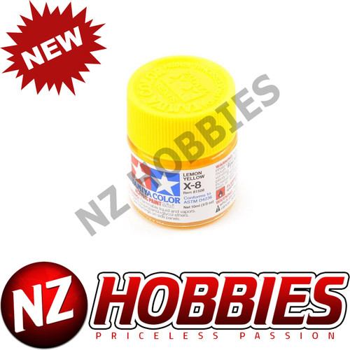 TAMIYA TAM81508 Acrylic Mini X8, Lemon Yellow - NZ HOBBIES