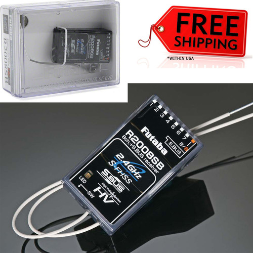 Futaba R2008SB 8-Channel 2.4GHz S-FHSS Receiver 14SG # FUTL7608 - NZ ...