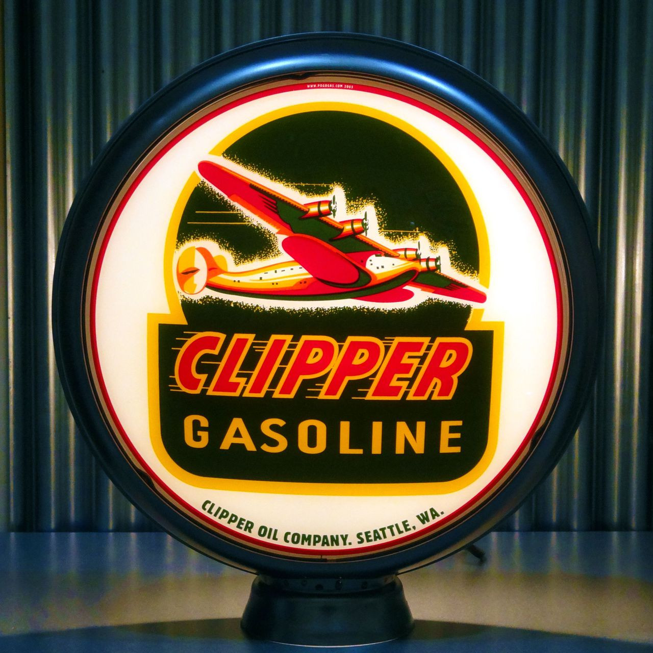 Premium 15" Gas Pump Globes | Pogo's Garage