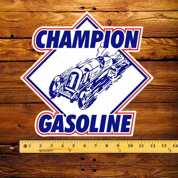 Sunoco Racing Gasoline 12" Pump Decal | Pogo's Garage