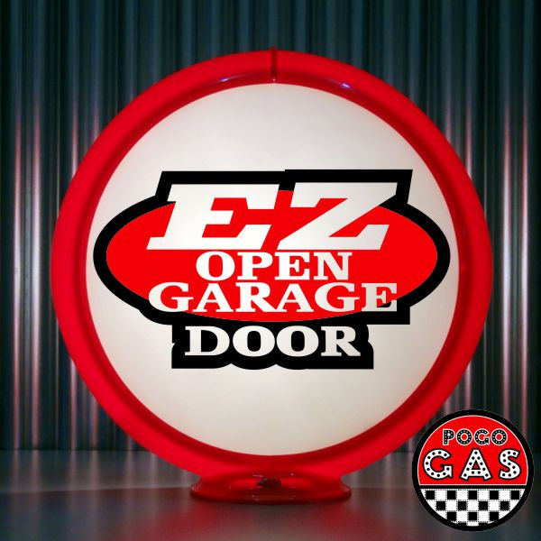 EZ Garage Door Custom gas pump globe | Pogo's Garage