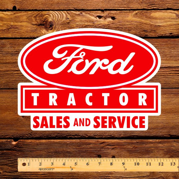 Ford Tractor 12" Pump Decal | Pogo's Garage