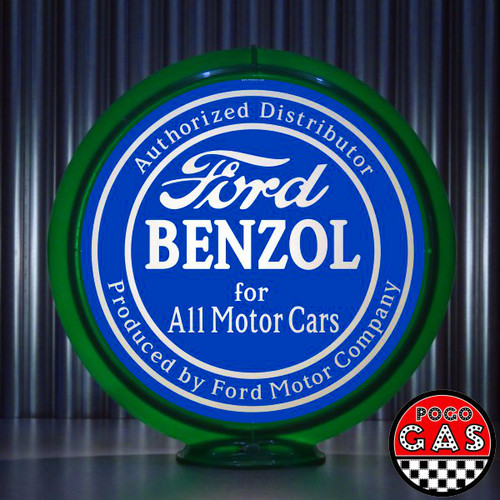 Ford Benzol for All Motor Cars Gas Pump Globe | Pogo's Garage