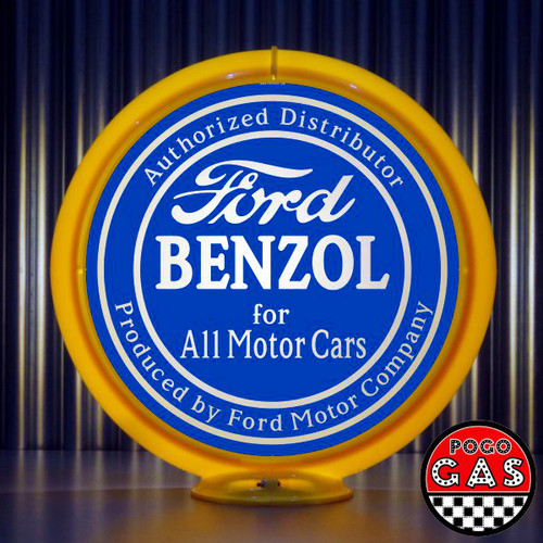 Ford Benzol for All Motor Cars Gas Pump Globe | Pogos Garage