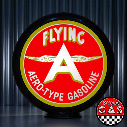 Flying A Aero-Type Gasoline Gas Pump Globe | Pogo's Garage