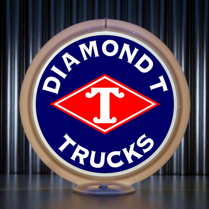 Diamond T Trucks Gas Pump Globe | Pogo's Garage