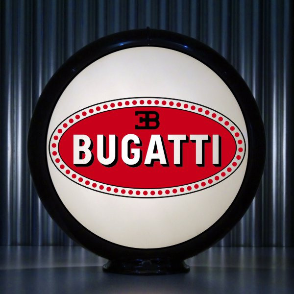 Bugatti Custom Gas Pump Globe | Pogo's Garage