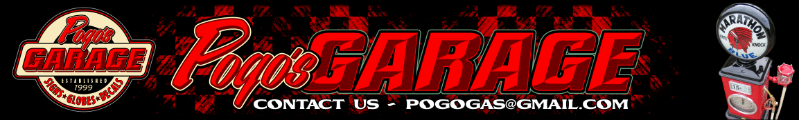 Pogo's Garage | Reproduction Gas Pump Globes & Decals