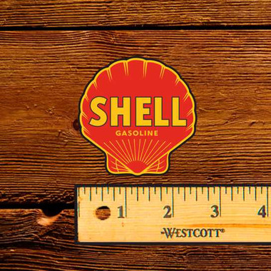 Shell Motor Oil Bottle Decal | Pogo's Garage