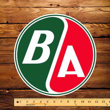 B-A Round 12" Pump Decal | by Pogo's Garage