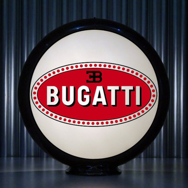 Bugatti Custom Gas Pump Globe | Pogo's Garage