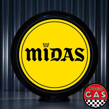 MIDAS Muffler Custom gas pump globe | Pogo's Garage