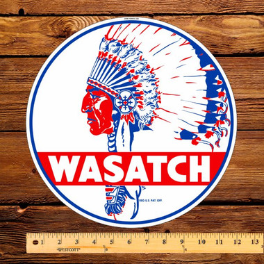 Wasatch Regular Gasoline 12" Pump Decal | Pogo's Garage