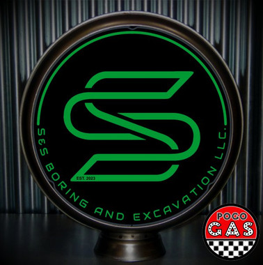 S & S Boring Custom gas pump globe | Pogo's Garage