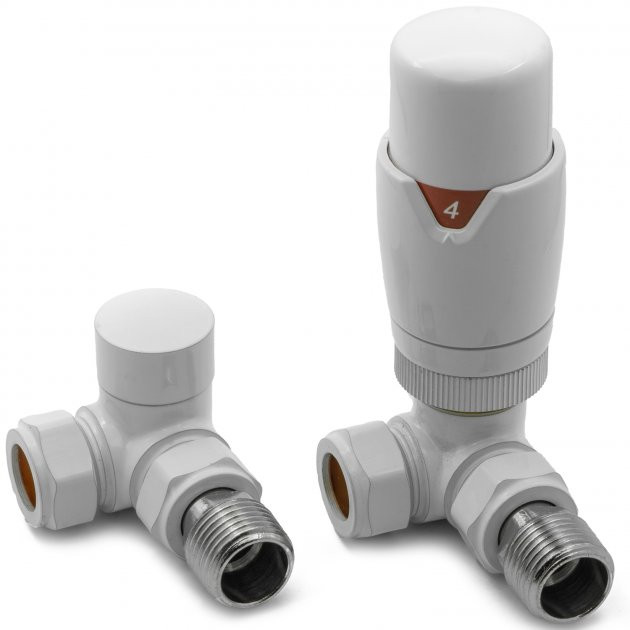 Reina Modal - White Corner - TRV Radiator Valve and LockShield