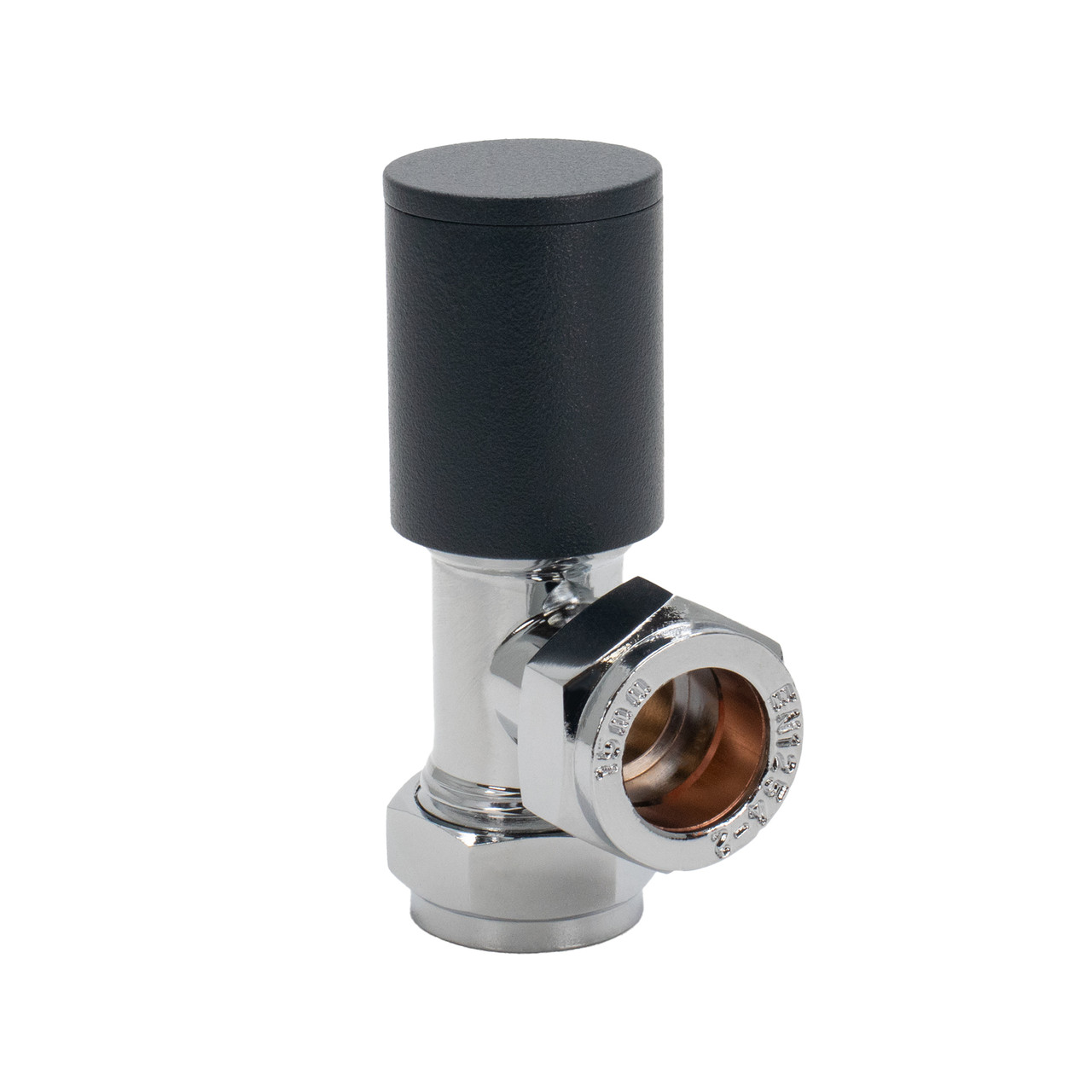 Adept KAVA TRV Angled Valves - Anthracite/Chrome