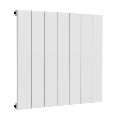 Reina Casina Horizontal - White Double - Aluminium Radiator - 600mm x 660mm