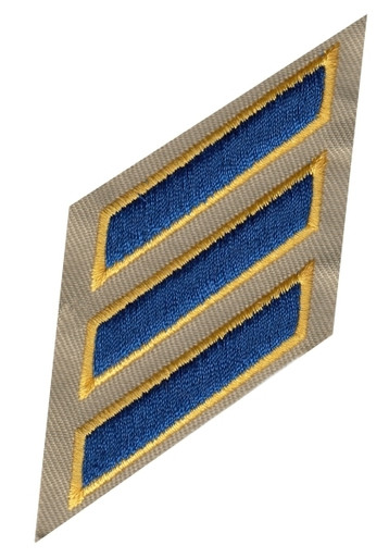Hashmarks, On Twill (CHP), Royal-Gold/Tan Twill, 2"Stripe - Emblem ...