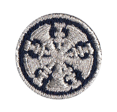 Chief, 5 Bugles, Collar Insignia, 1" Circle - Emblem Enterprises