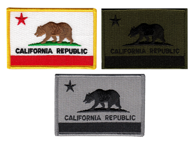 California State Flag Patch, 3-1/2x2-3/8" - Emblem Enterprises