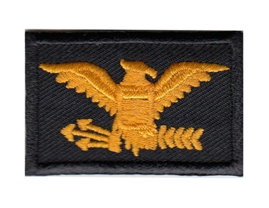 Colonel, Embroidered Rank, Pair, Dark Gold/Black, 1-3/4x1-1/8" - Emblem ...