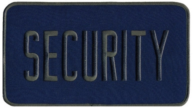 SHERIFF Back Patch, Grey/Navy, 9x5" - Emblem Enterprises