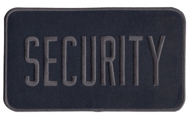 SHERIFF Back Patch, Grey/Midnight Navy, 9x5" - Emblem Enterprises