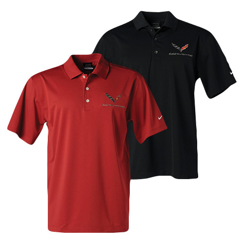 C7 Corvette Nike Polo Shirts | Corvette Depot