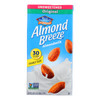Almond Breeze Unsweetened Original Almond Breeze - Case Of 8 - 64 Fl Oz
